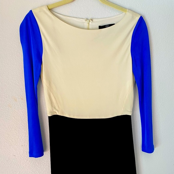 Tibi | Dresses | Fabolous Color Block Rayon Dress | Poshmark